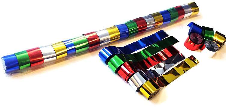 Banderín metálico para estadio Magic FX, 20 m x 2,5 cm - Colores ...