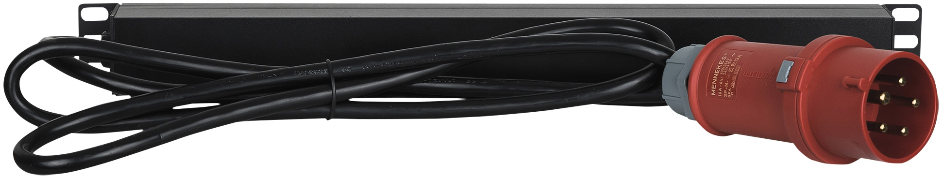 SHOWGEAR 19" 1HE CEE16A auf 6x Steckdosen 3-Phasen-Splitter - günstig ...