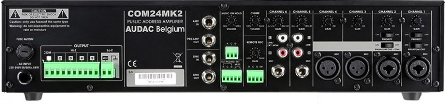 Audac COM 24 MK 2 ELA Mischverstärker 240 W - günstig bei LTT