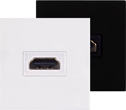 Audac CP 45 HDM W Anschlussplatte HDMI 45 x 45 mm - weiß - günstig bei LTT
