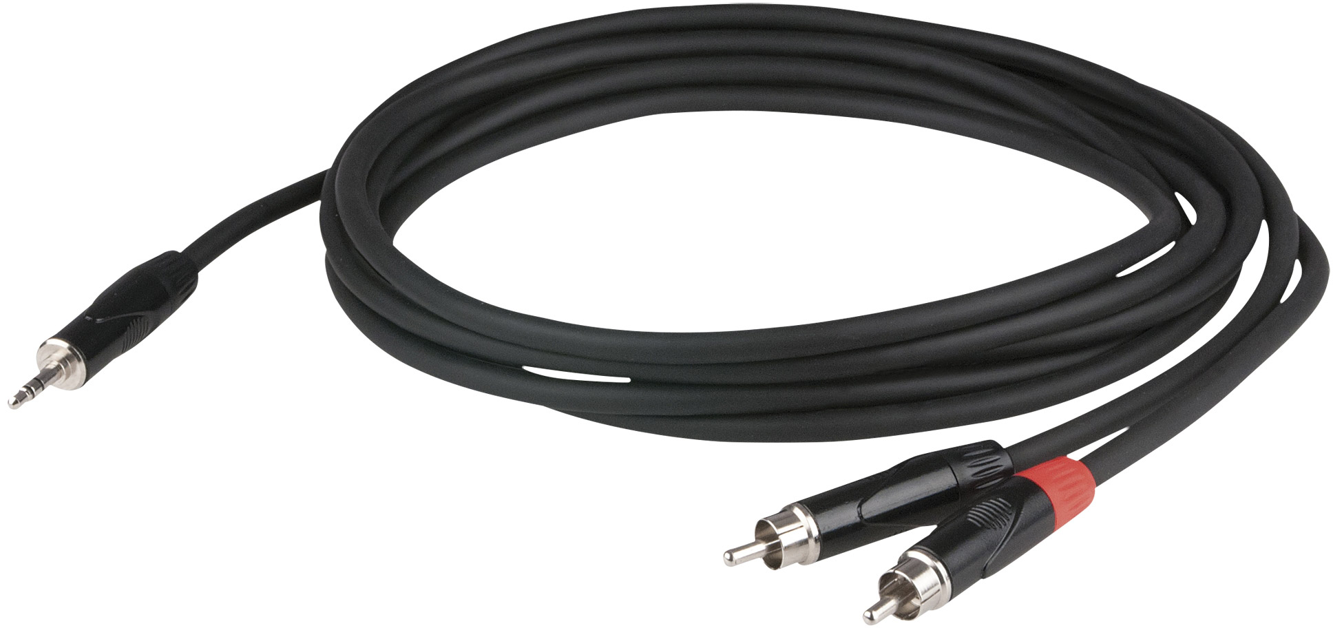 DAP-Audio FLX30 - Mini conector estéreo a 2 RCA macho, 6 m, con cuerpo ...