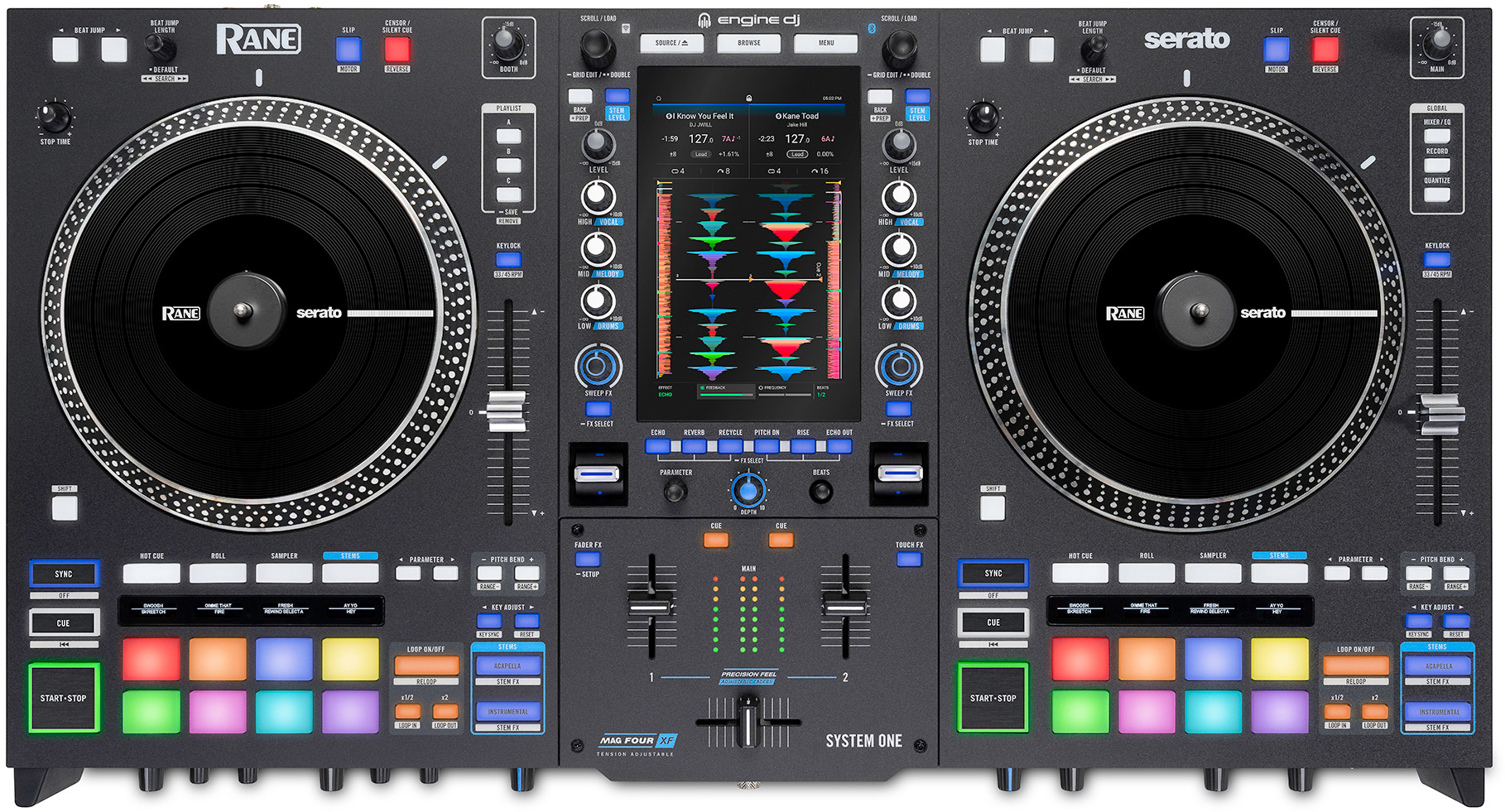 RANE SYSTEM ONE – Motorisiertes Standalone DJ-System mit Vinyl-Platten ...