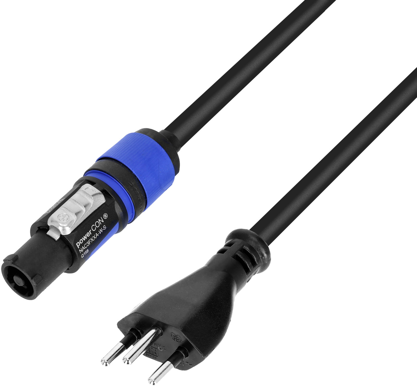 Adam Hall Cables 5 STAR PCON 0150 CH - Netzkabel | Neutrik powerCON® x ...