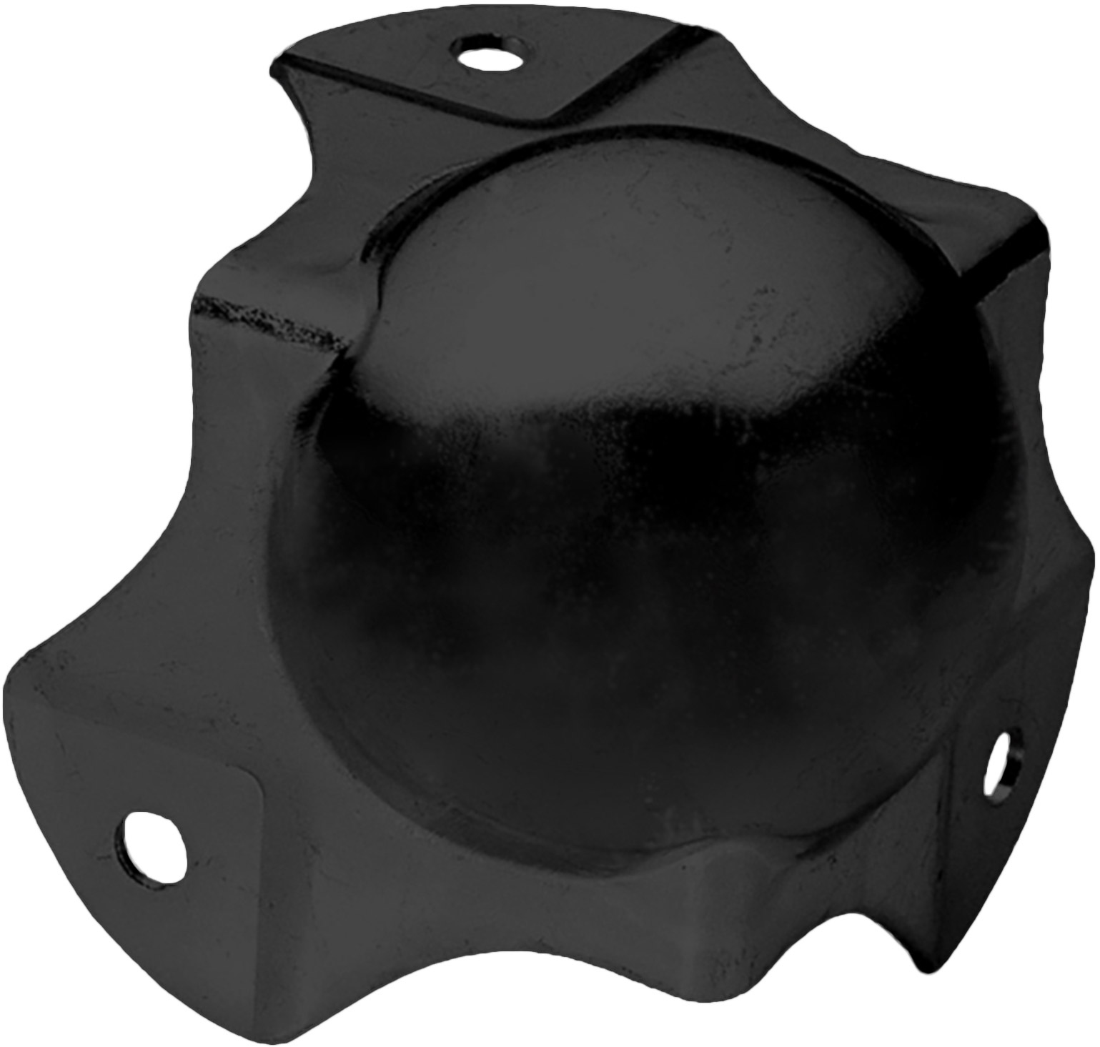 Adam Hall Hardware 4124 BLK - Ball corner, medium, three-legged ...